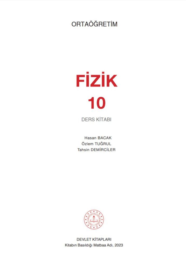10. Sınıf Fizik Ders Kitabı Meb Yayınları Pdf