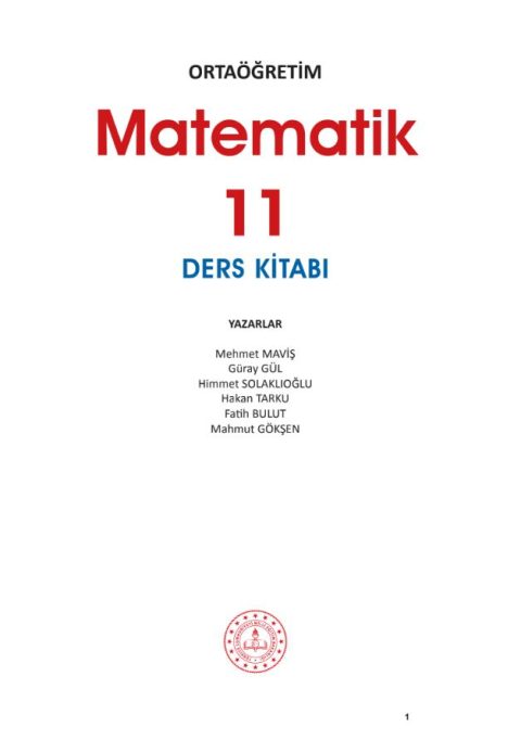 11. Sınıf Matematik Ders Kitabı Meb Yayınları Pdf